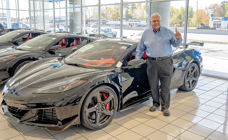Dealer Rick Hendrick gets first 2023 Chevrolet Corvette Z06 ...