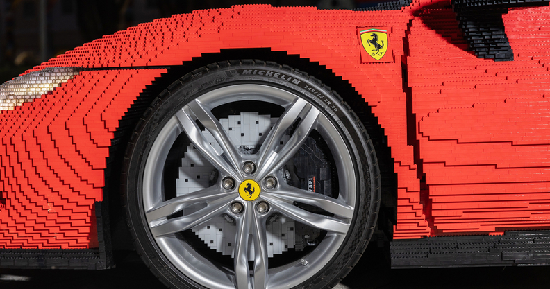 Legoland Florida's newest creation: A lifesize Ferrari 296 GTS ...