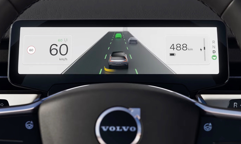 Volvo gives autonomy a color in EX90 EV flagship | Automotive News