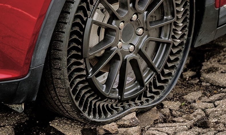 Michelin uses rubber composite to let the air out of tires | Automotive ...