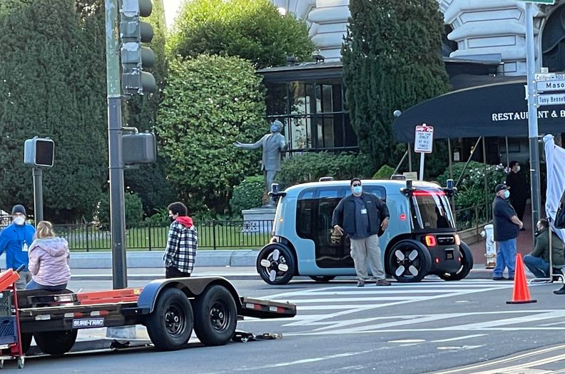 Zoox vehicle seen in San Francisco ahead of official reveal ...