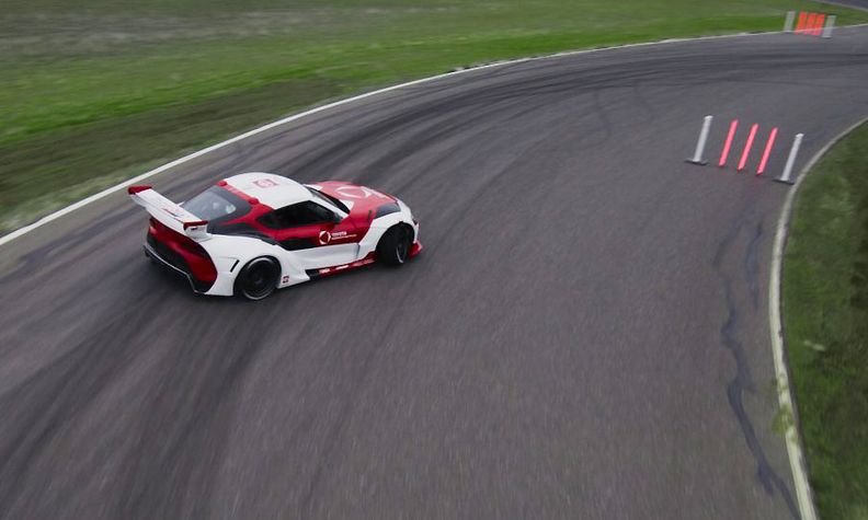 Toyota showcases test car that autonomously drifts | Automotive News