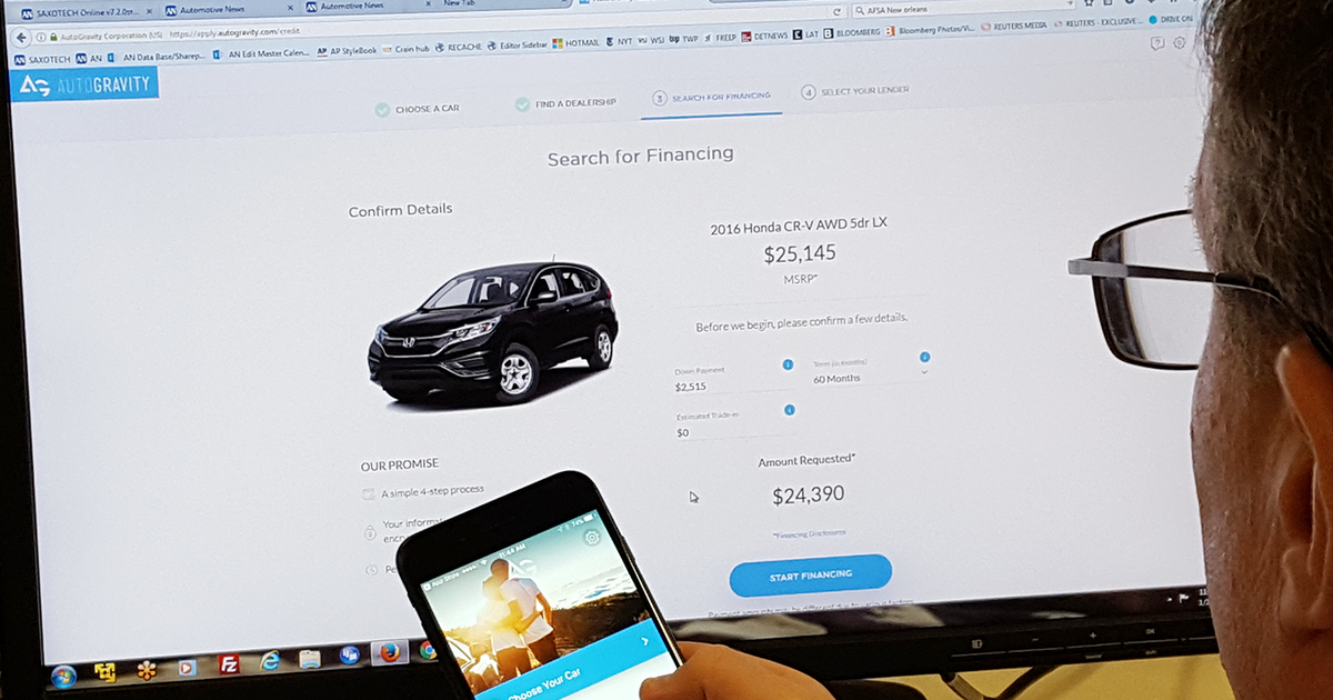 AutoGravity expands financing app, websites to 46 states | Automotive News