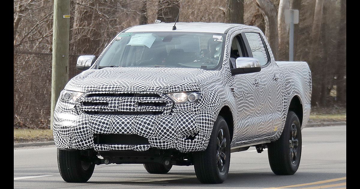 New Ford Ranger seen on test drive? | Automotive News