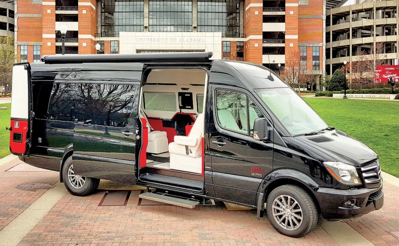Nick Saban's Mercedes-Benz Sprinter is ultimate Alabama fan van ...